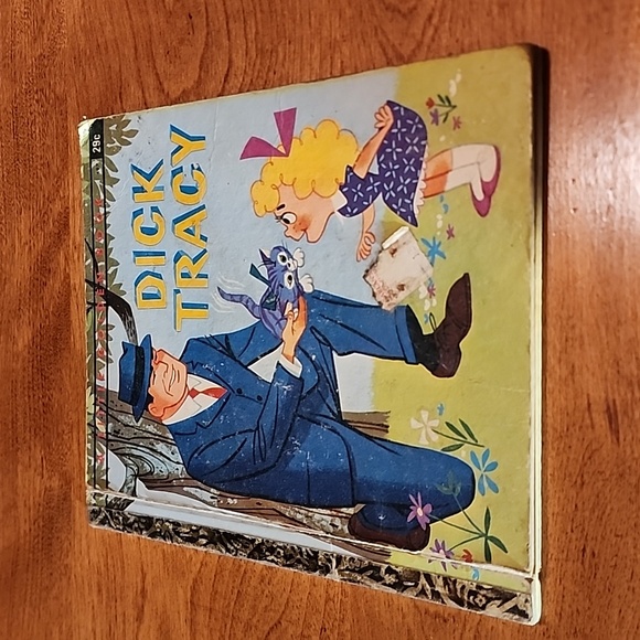 Little Golden Books | Other | Vintage Dick Tracy Book | Poshmark